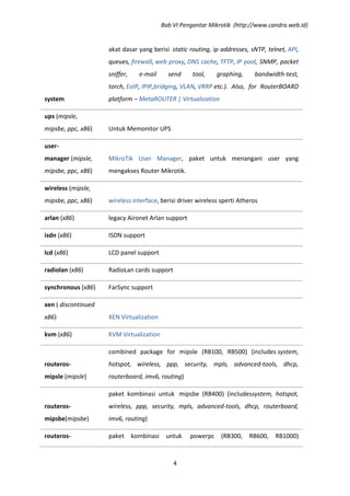 Modul v pengenalan mikrotik | PDF