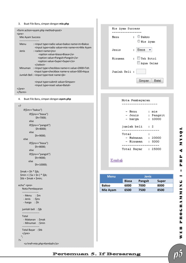 Modul web programming 1 | PDF
