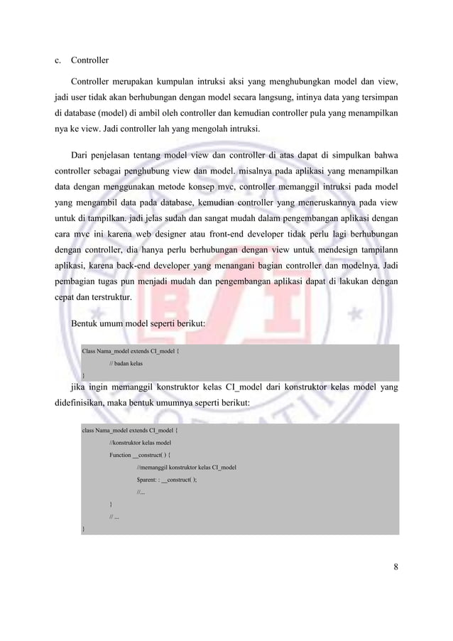 Modul Web Programming - Framework CodeIgniter | PDF