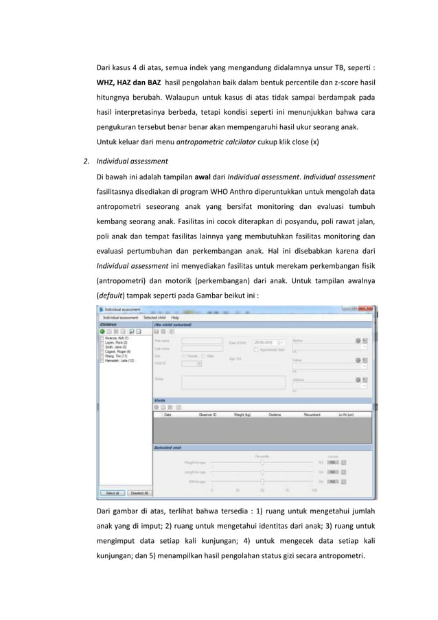 Modul who penilaian status gizi | PDF