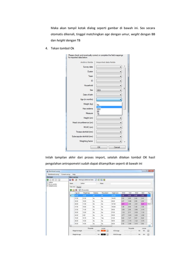 Modul who penilaian status gizi | PDF