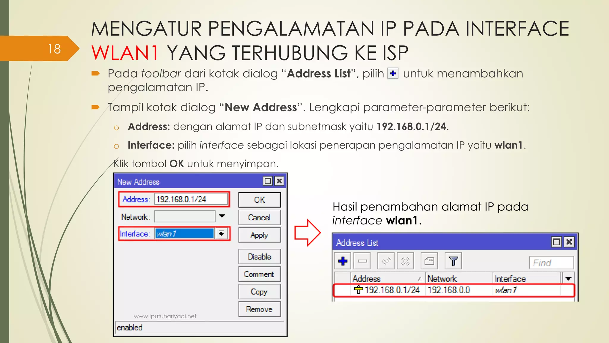 Modul Workshop MikroTik Internet Connection Sharing (ICS), Hotspot dan Virtual Private Network ...