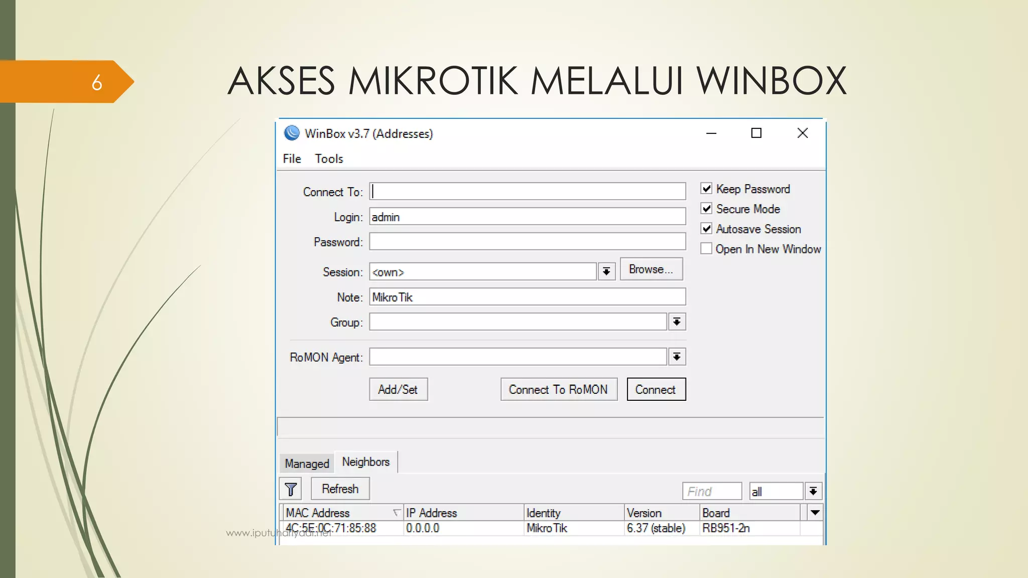 Modul Workshop MikroTik Internet Connection Sharing (ICS), Hotspot dan Virtual Private Network ...
