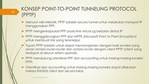 Modul Workshop MikroTik Internet Connection Sharing (ICS), Hotspot dan Virtual Private Network ...