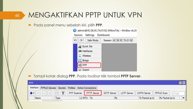 Modul Workshop MikroTik Internet Connection Sharing (ICS), Hotspot dan Virtual Private Network ...