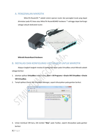 Modul Workshop Mikrotik Bandwidth Management | PDF