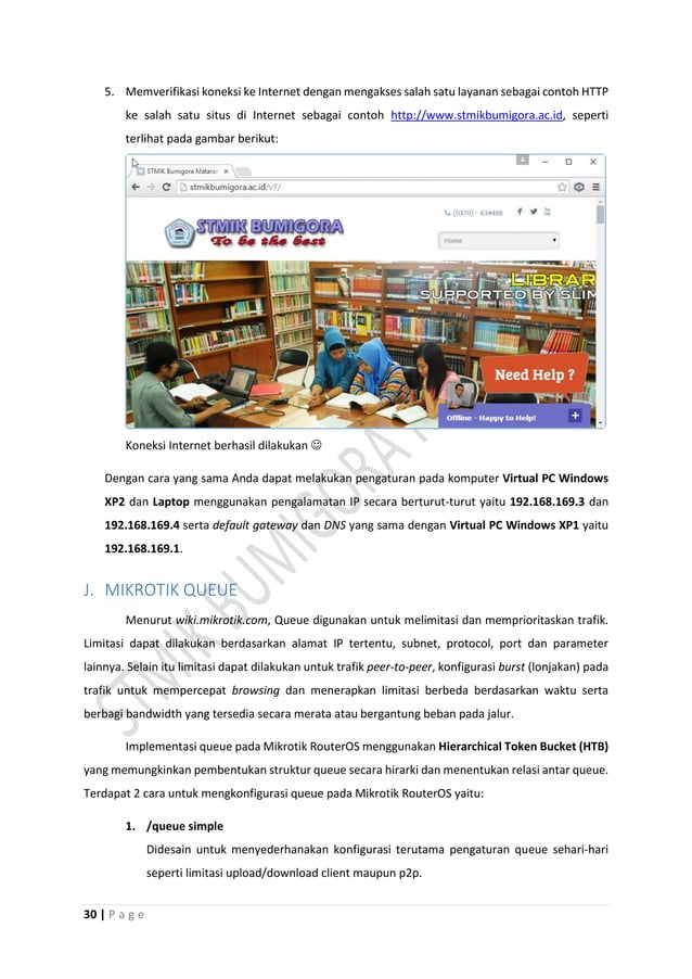 Modul Workshop Mikrotik Bandwidth Management | PDF