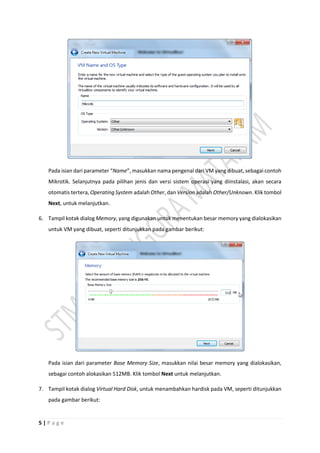 Modul Workshop Mikrotik Bandwidth Management | PDF