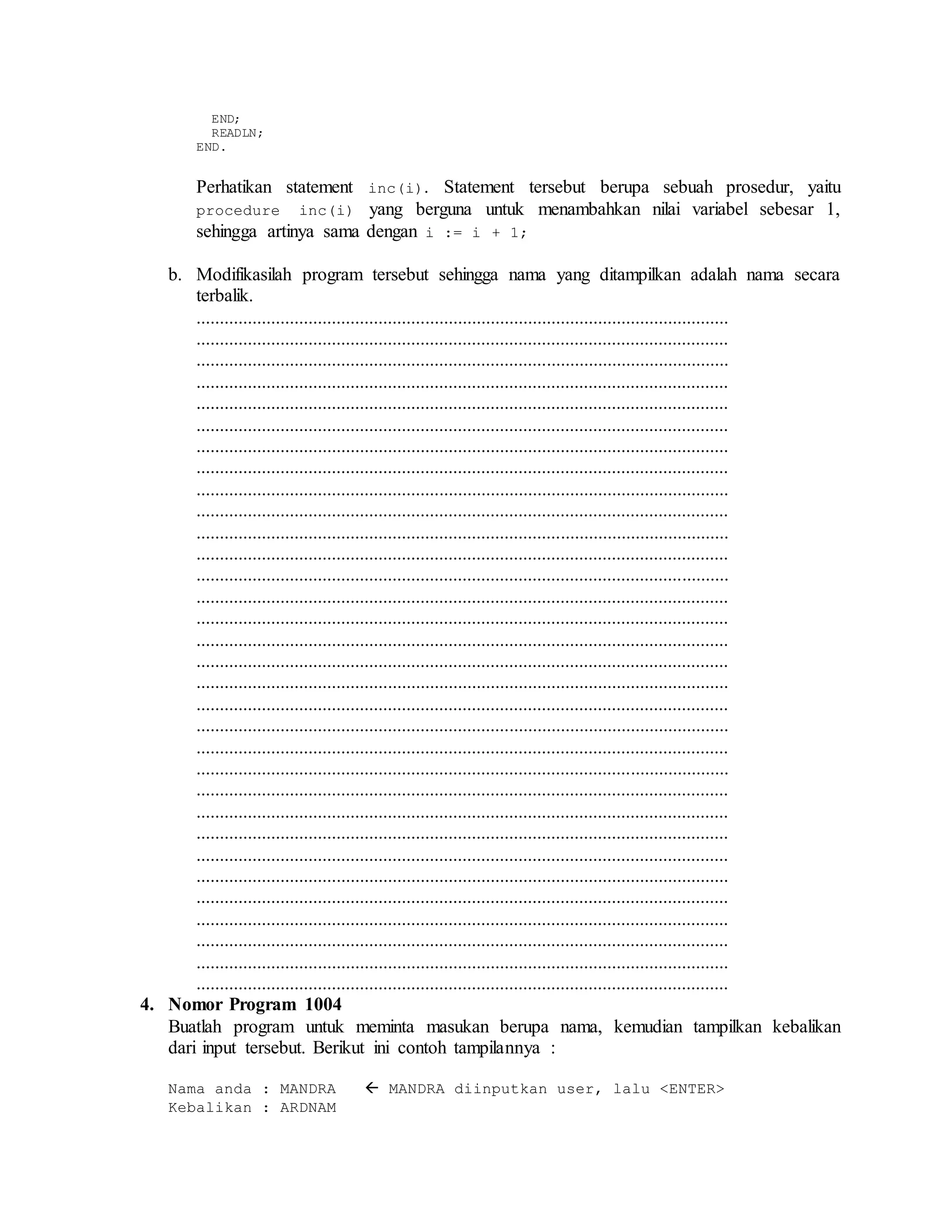 PASCAL ( MODUL 10) | PDF