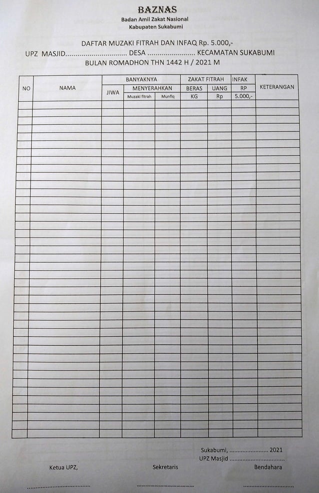 Modul zakat 2021_kabupaten_sukabumi | PDF