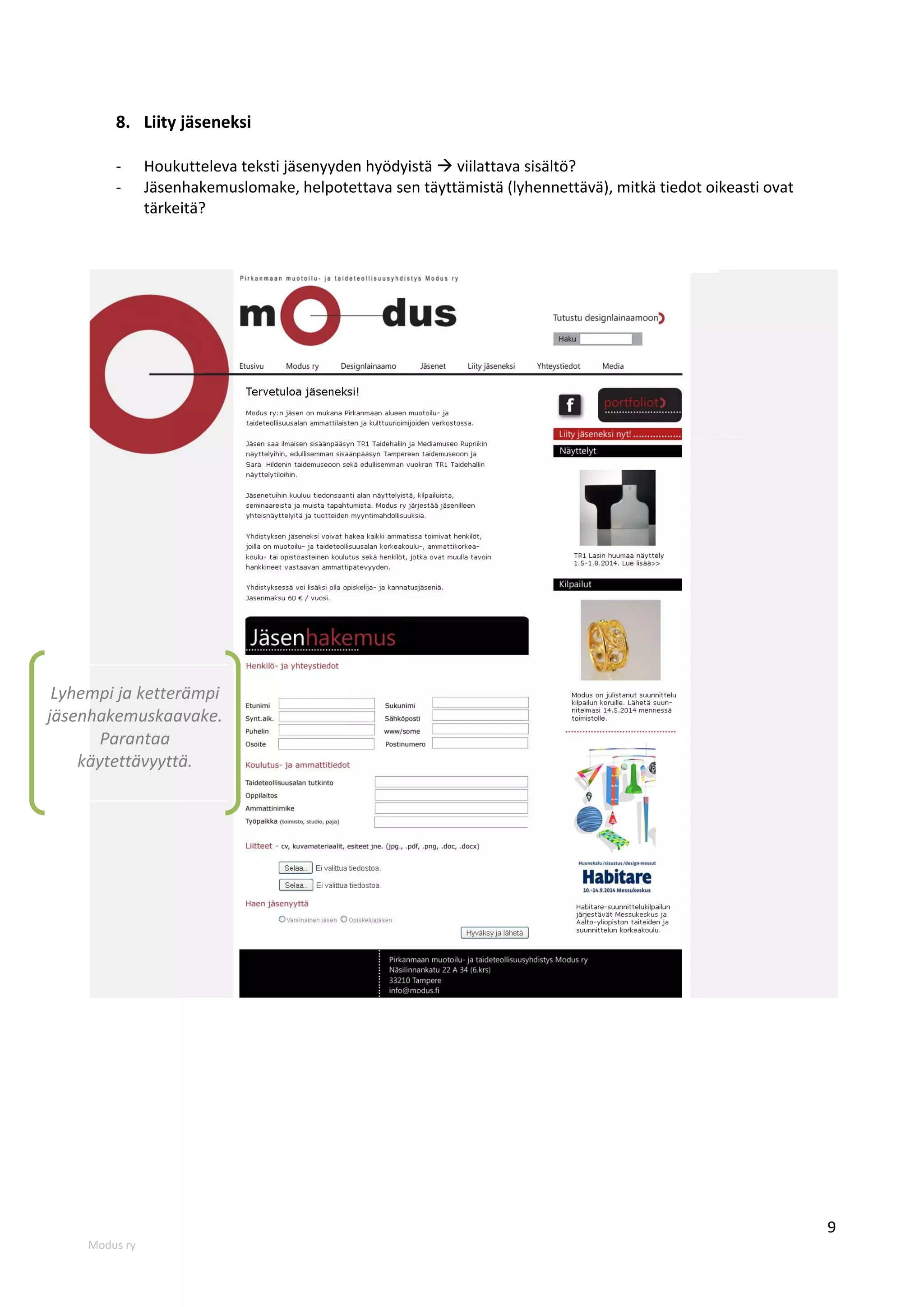 Modus, web -design | PDF