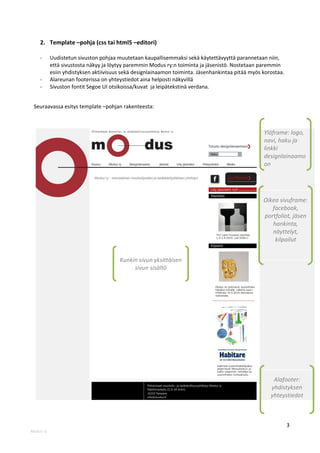 Modus, web -design | PDF