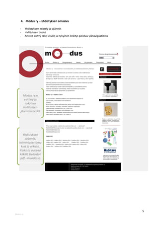 Modus, web -design | PDF