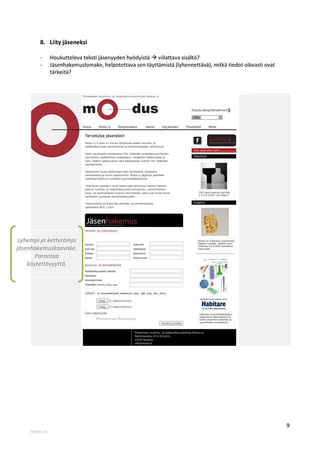 Modus, web -design | PDF