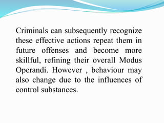 Modus operandi | PPTX