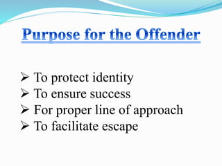 Modus operandi | PPT