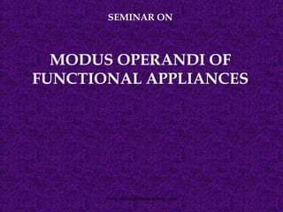 Modus operandi | PPT