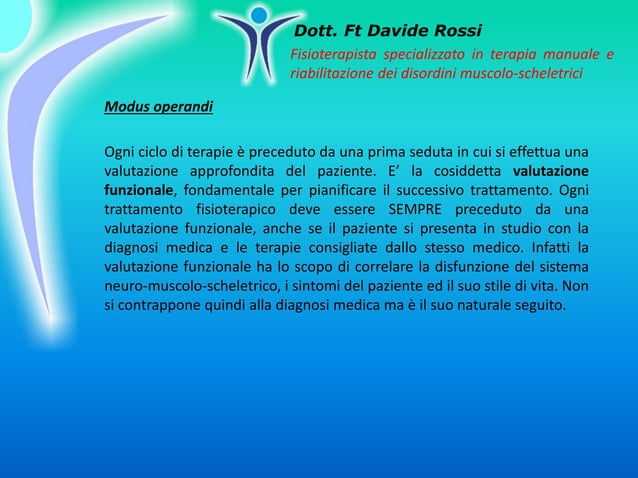 Modus operandi | PPTX | Physical Therapy | Wellness