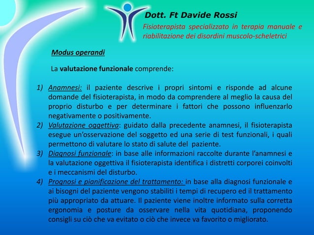 Modus operandi | PPTX | Physical Therapy | Wellness