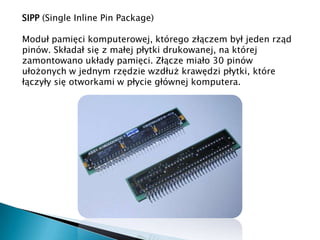 Moduły pamięci ram | PPT
