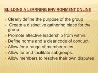 Mod v learning environment | PPT