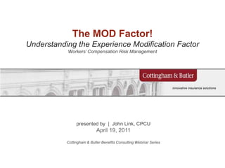 The Experience Mod | PPT