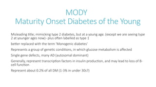 MODYLADA Classification of Diabetes.pptx
