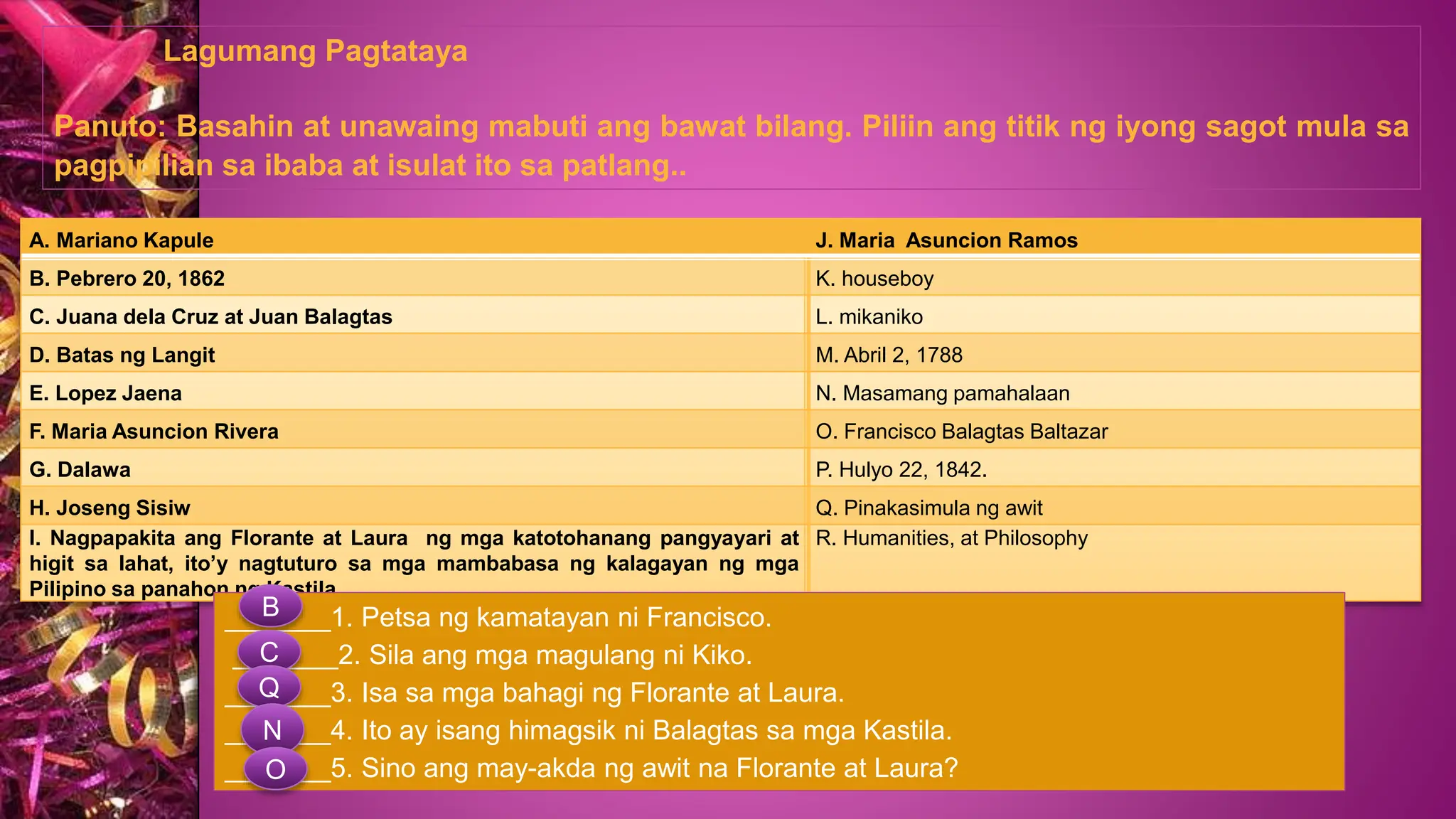 Florante at Laura Filipino 8 MODYUL-1-4TH-KWARTER.pptx