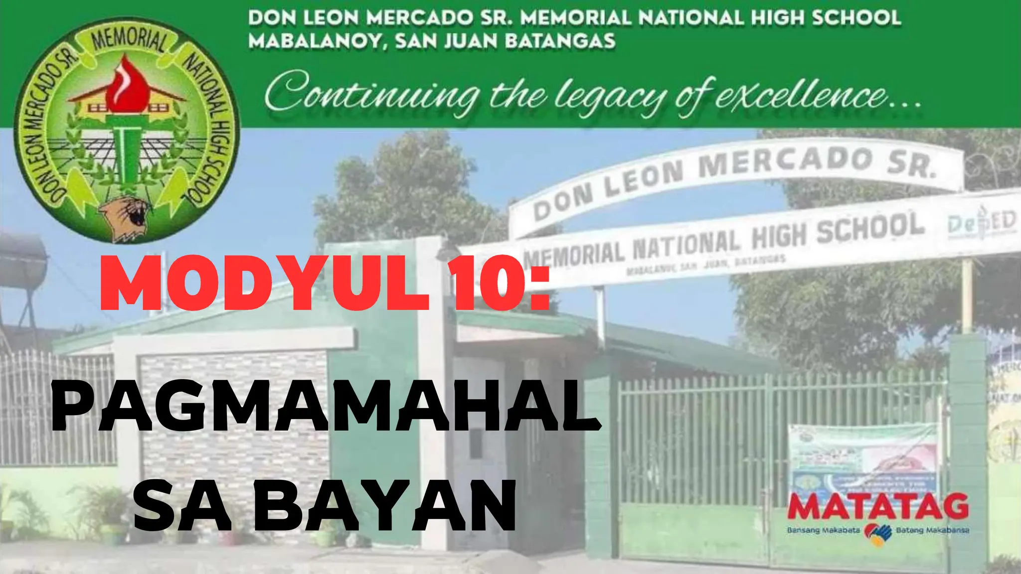 Modyul pagmamahal sa ating bayan-10.pptx