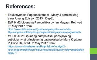 modyul-2 Lipunang Politikal mga prinsipyo.pptx