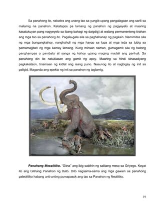 Modyul 02 mga unang tao | PDF