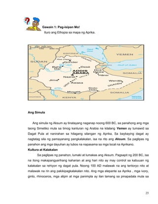 Modyul 06 sinaunang aprika | PDF