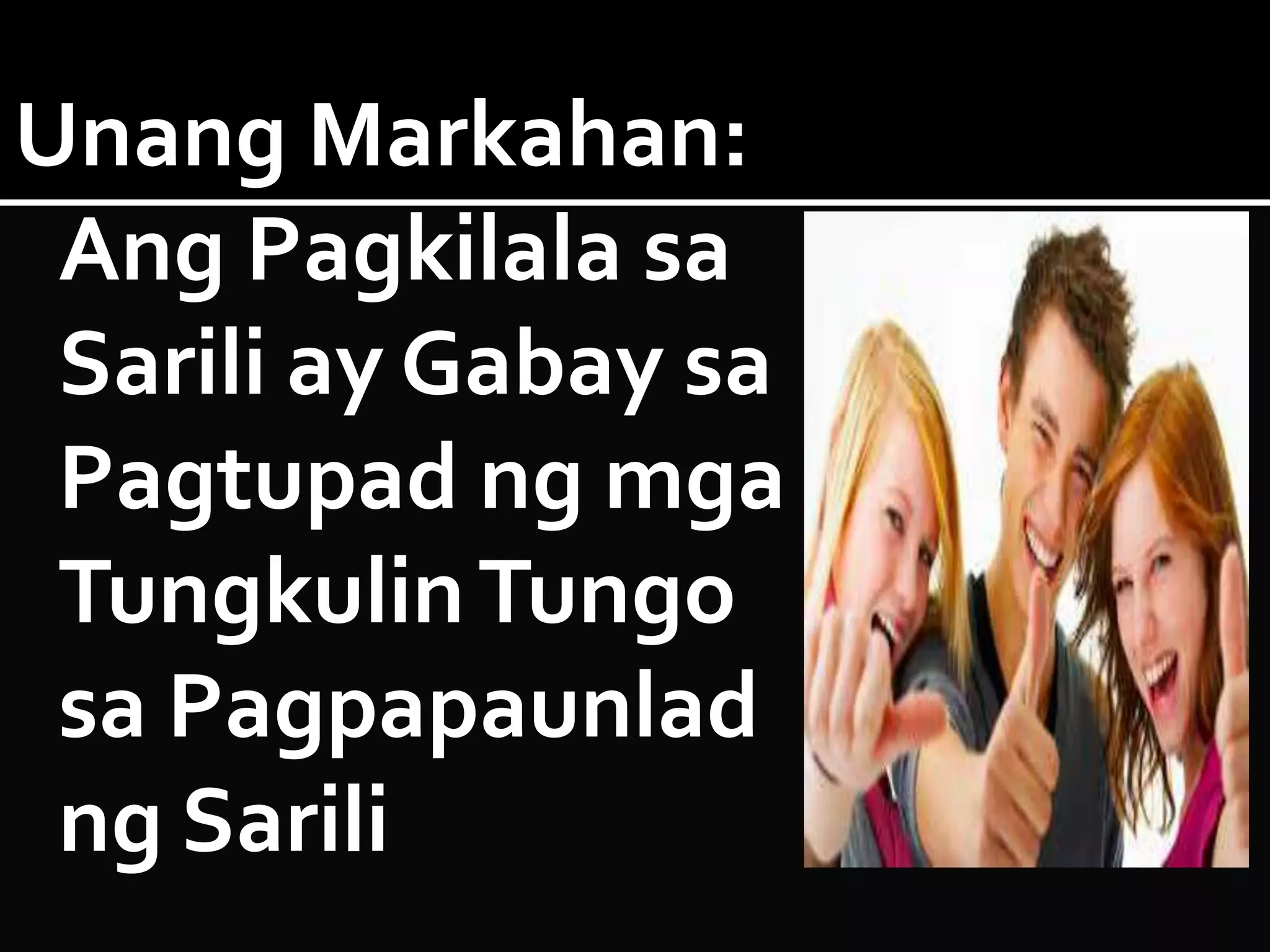 Modyul 1. mga angkop at inaasahang kakayahan at kilos sa panahon ng ...