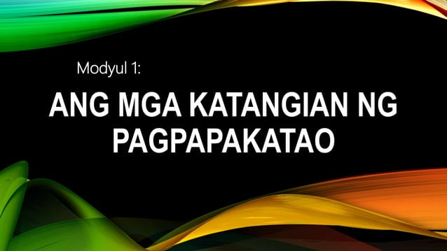 EsP 10 Modyul 1 | PPTX