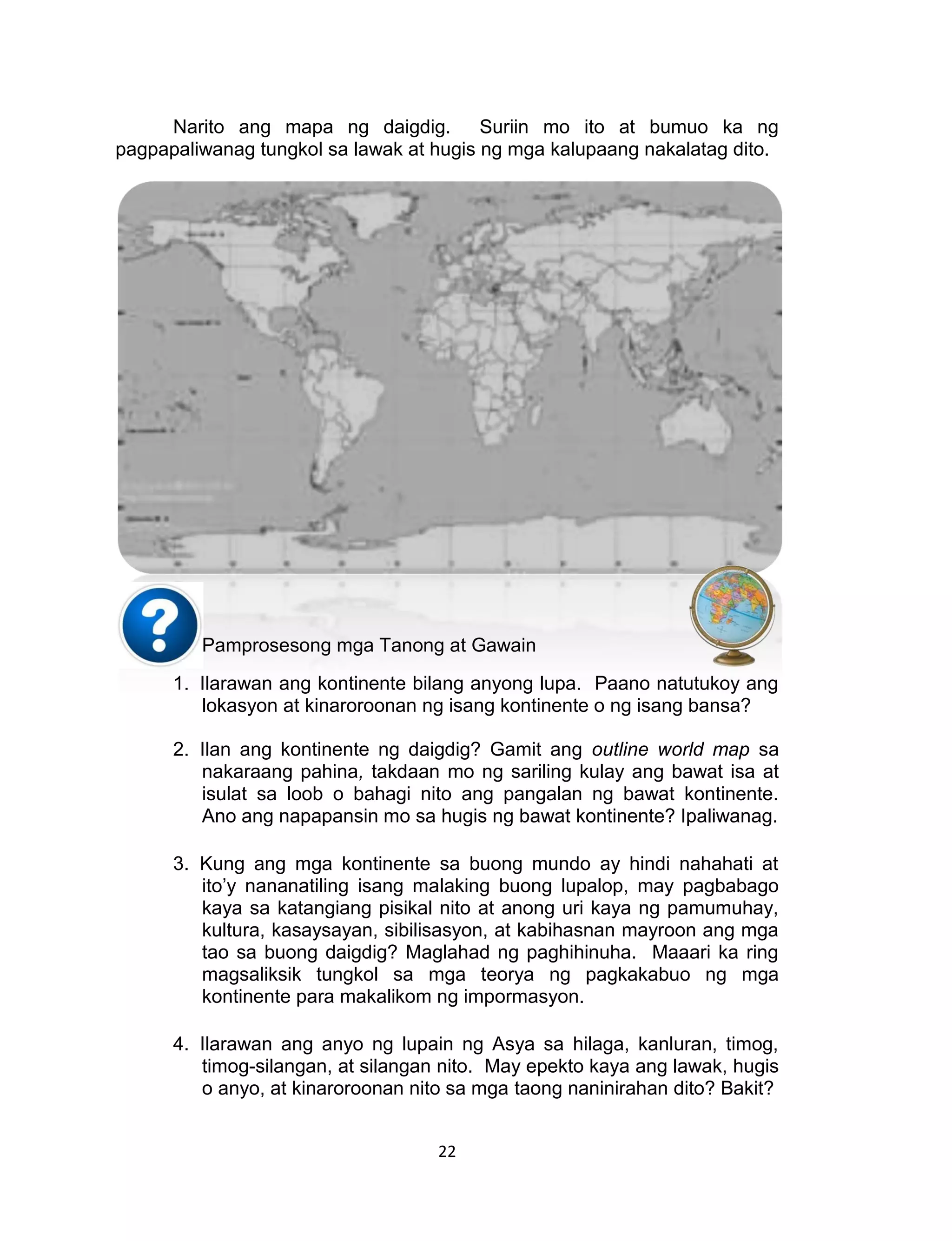 Araling Asyano Modyul 1 | PDF
