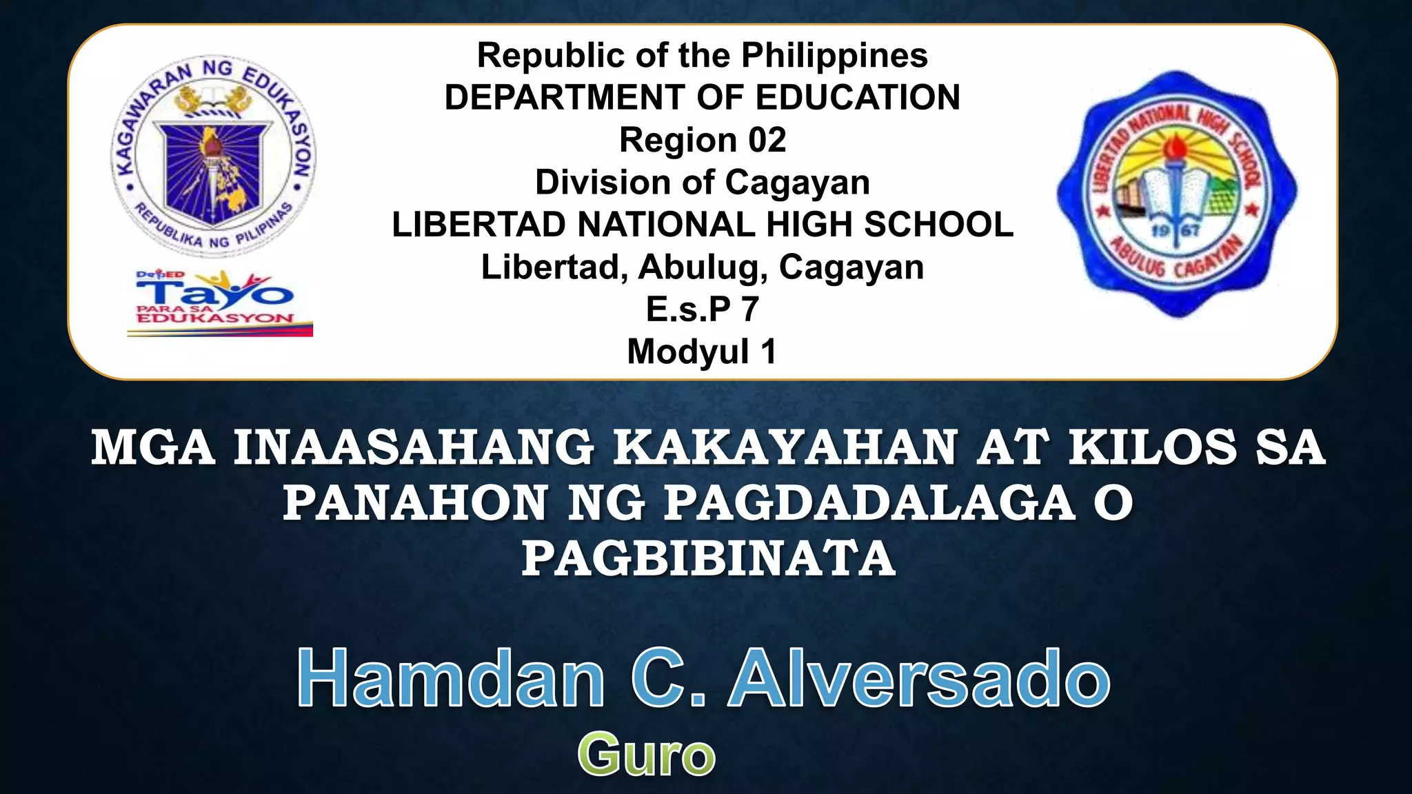 Pagbibinata at Pagdadalaga | PPTX