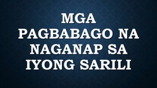 Pagbibinata at Pagdadalaga | PPTX