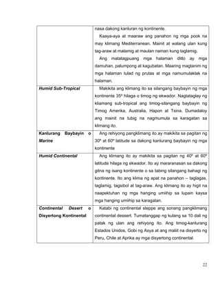 Modyul 1 heograpiya ng asya | PDF