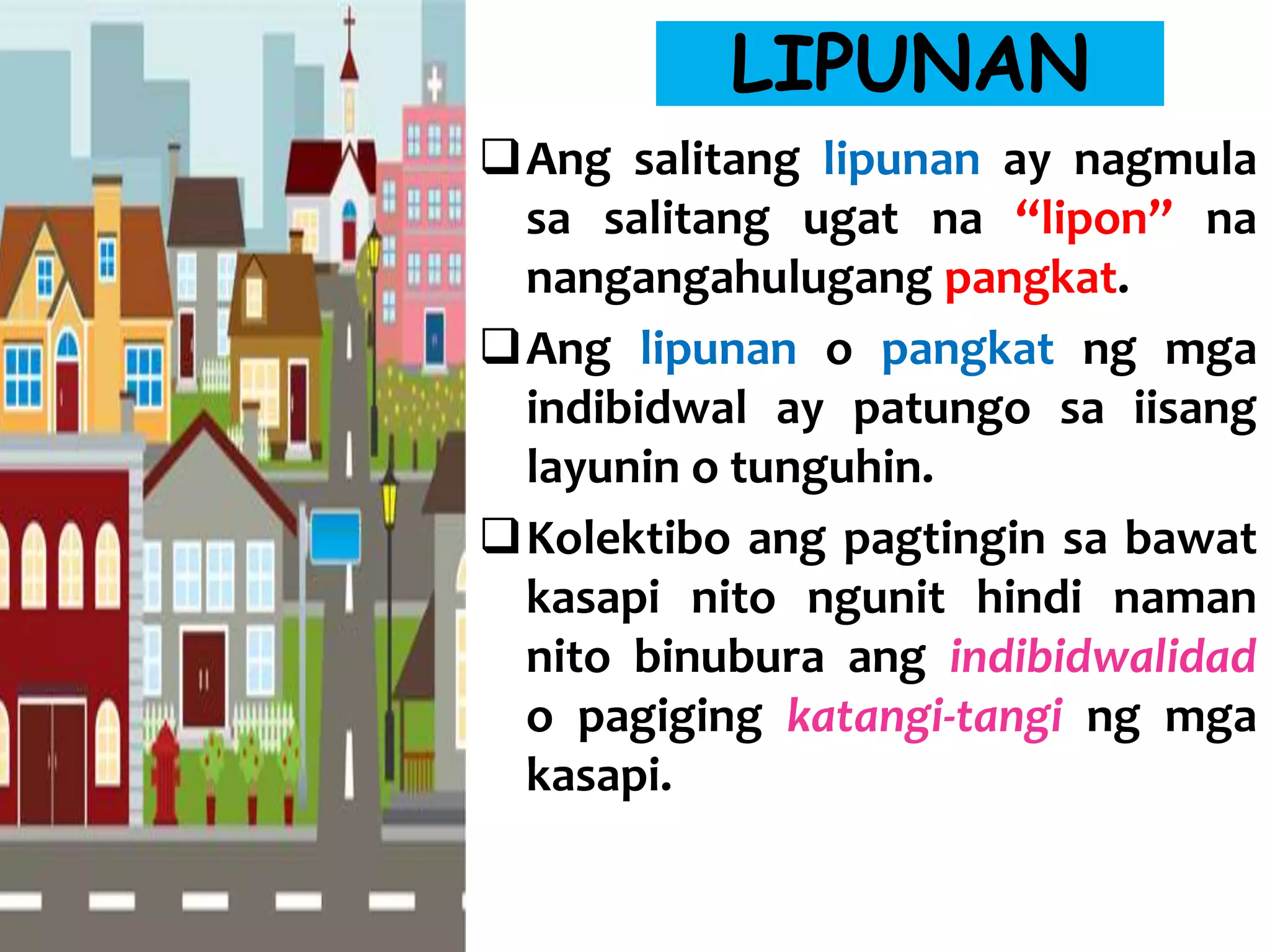 Modyul 1 Layunin ng Lipunan:Kabutihang Panlahat | PPTX