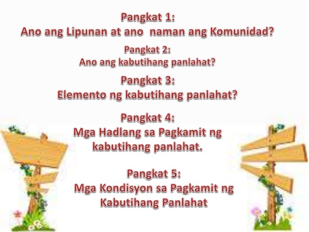 Modyul 1 Layunin ng Lipunan:Kabutihang Panlahat | PPTX
