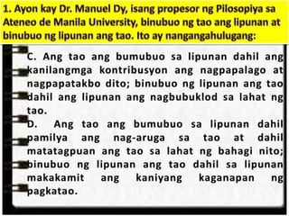 Modyul 1 Layunin ng Lipunan:Kabutihang Panlahat | PPTX
