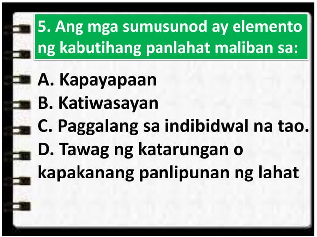 Modyul 1 Layunin ng Lipunan:Kabutihang Panlahat | PPTX