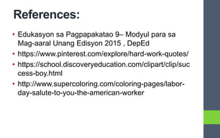 EsP 9-Modyul 10 | PPTX