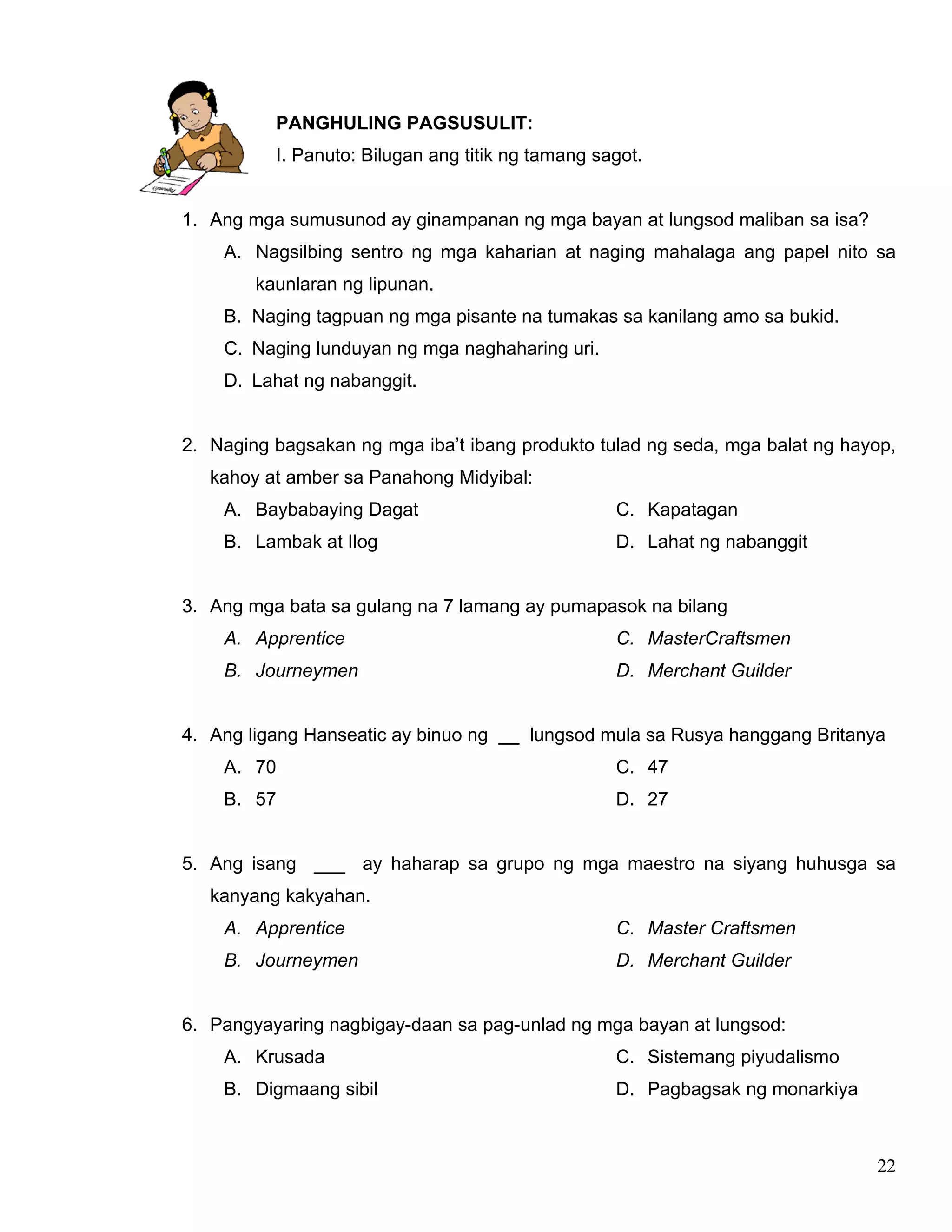 Modyul 10 bourgeoisie, merkantelismo at monarkiyang nasyona | PDF