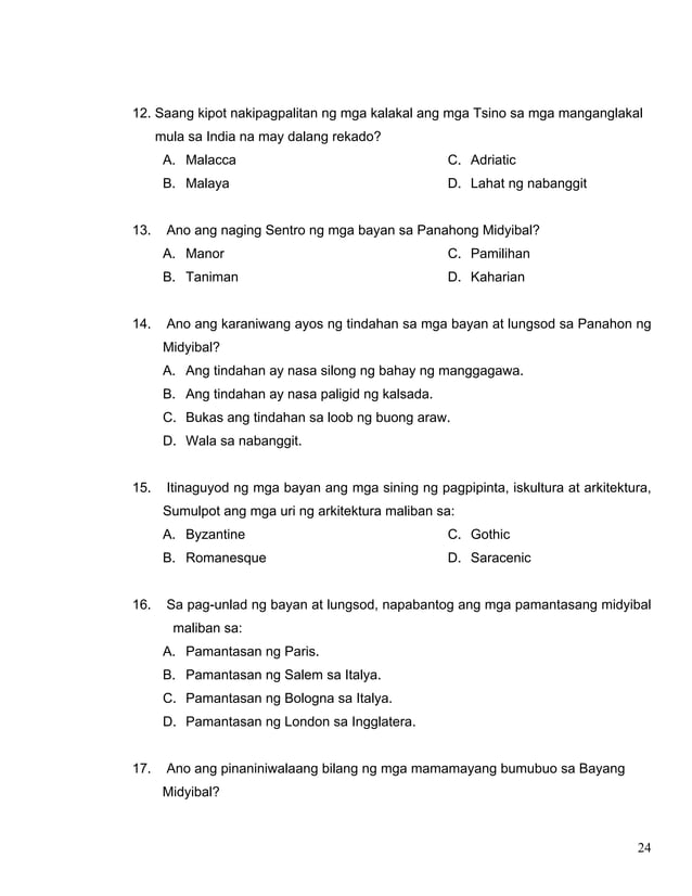 Modyul 10 bourgeoisie, merkantelismo at monarkiyang nasyona | PDF