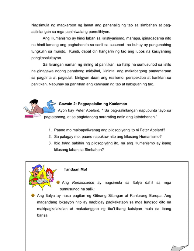 Modyul 11 ang renaissance muling pagsilang- | PDF