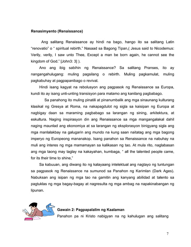 Modyul 11 ang renaissance muling pagsilang- | PDF