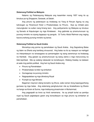 Modyul 12 sistemang pulitikal sa asya | PDF