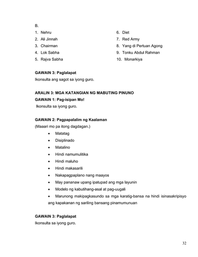 Modyul 12 sistemang pulitikal sa asya | PDF