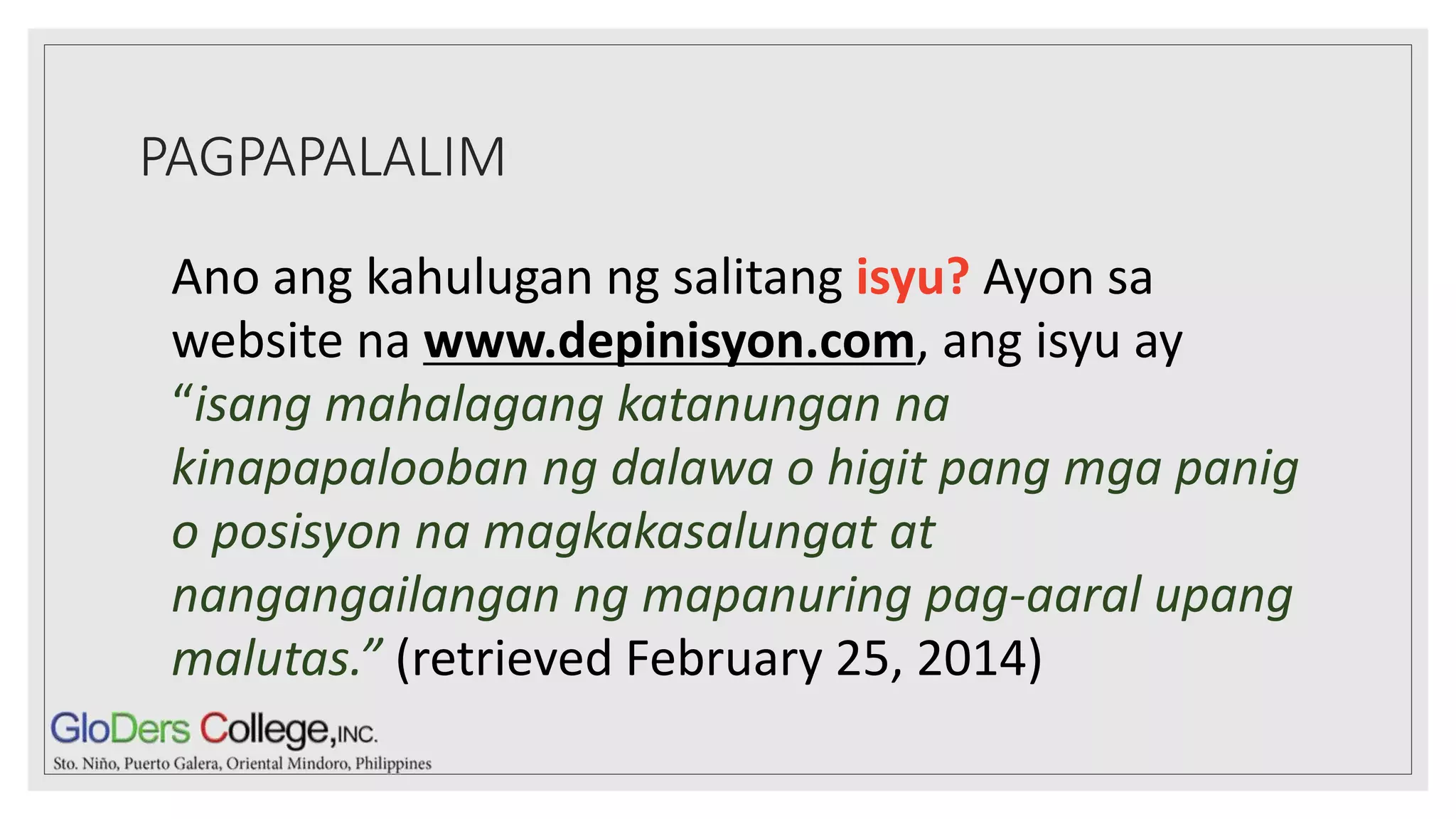 ESP 10 Module 13 | PPTX